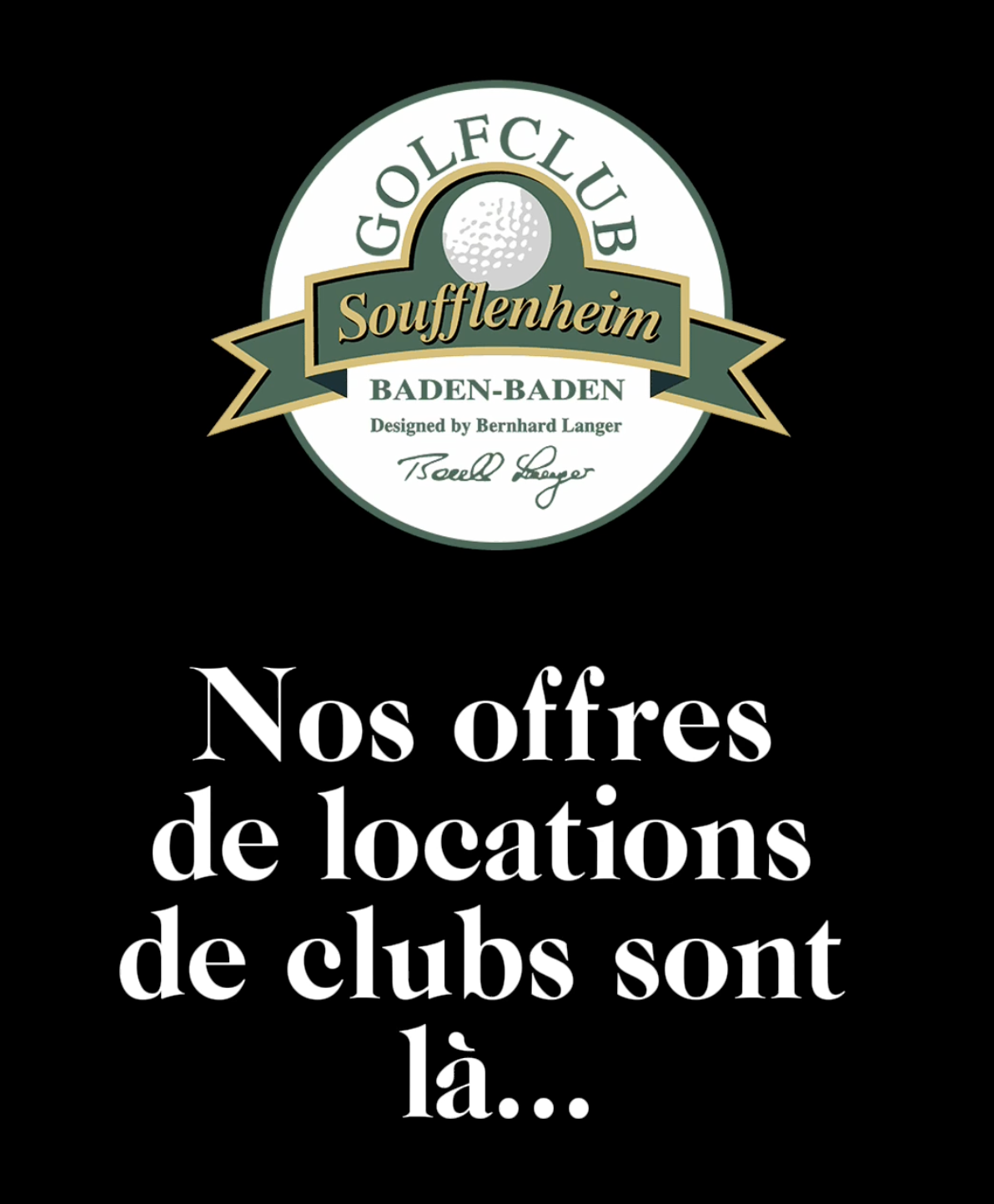 Découvrez les locations de clubs au Golf de Soufflenheim - Golf ...